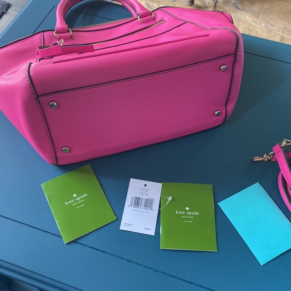 kate spade | Bags | Kate Soade Leather Small City Duffle In Rio Pink ...